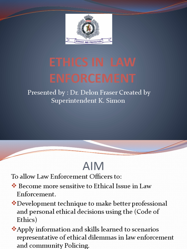 Ethics for Law Enforcement Officers | PDF | Morality | Decision Making