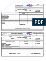 Formato de Control Vehicular en Excel | PDF