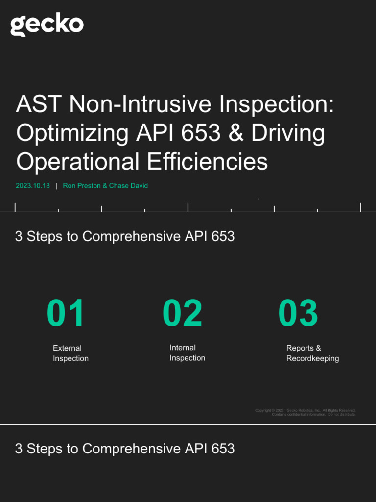 Slides - AST Non-Intrusive Inspection Optimizing API 653 Inspections ... Slides - AST Non-Intrusive Inspection Optimizing API 653 Inspections ...