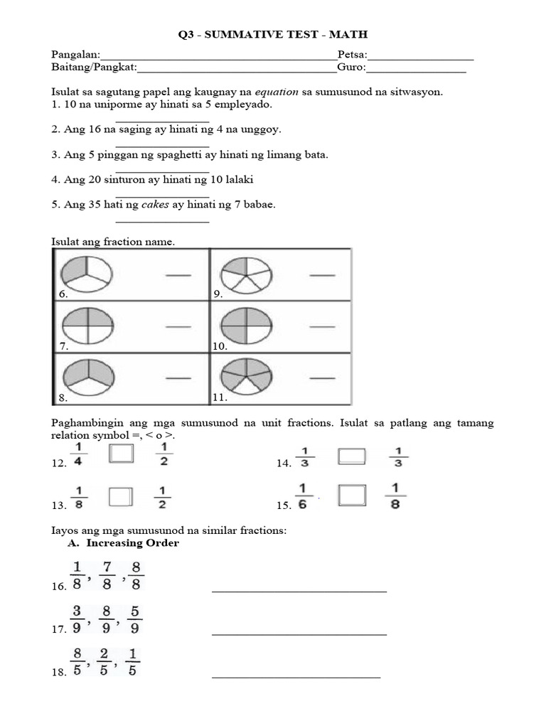Q3-SUMMATIVE-TEST | PDF