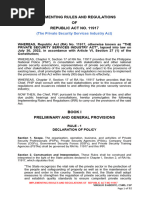 SOSIA Application Guidelines for Security Licenses | PDF | Security ...