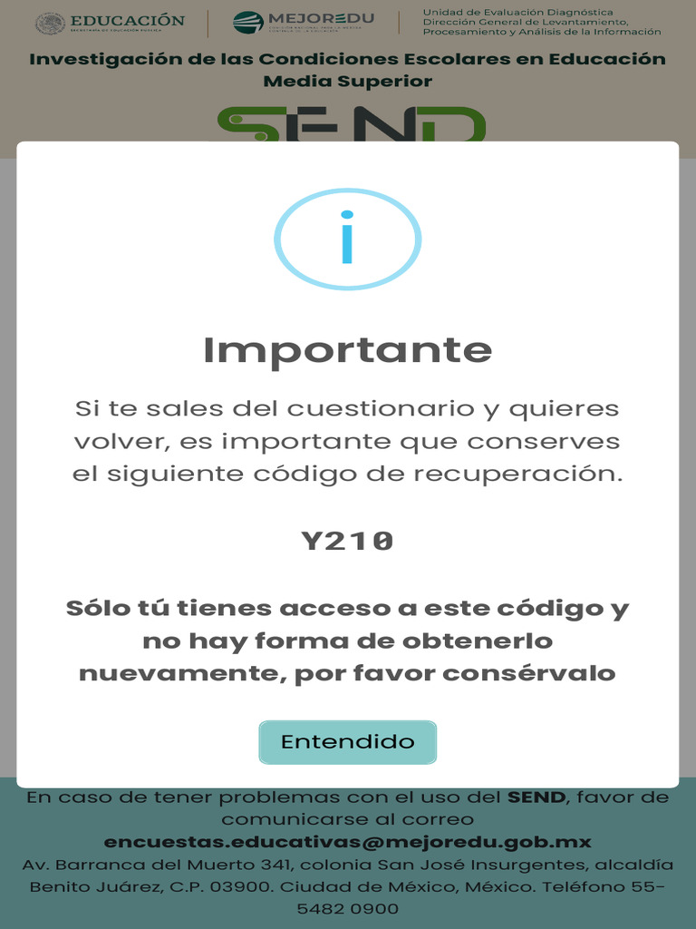 Uso de SEND en Educación Media Superior | PDF