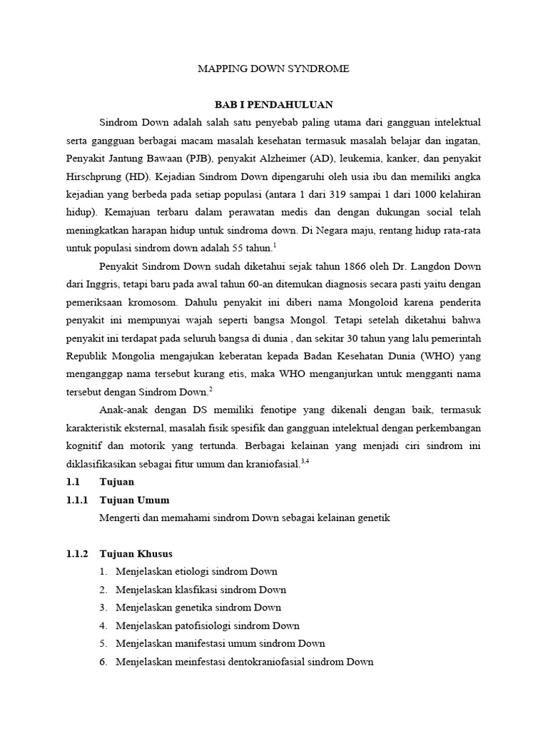 fix-MAPPING DOWN SYNDROME | PDF