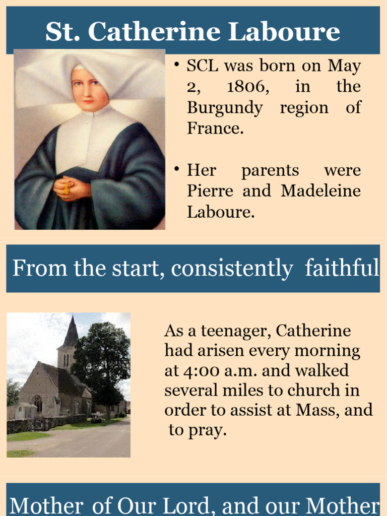 ST - Catherine Laboure | PDF | Mary, Mother Of Jesus | Religious Belief ...
