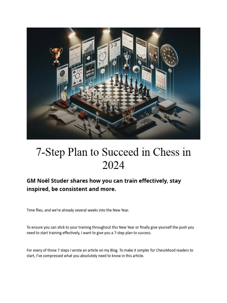 7-Step Plan To Succeed in Chess in 2024 | Download Free PDF | Chess ...