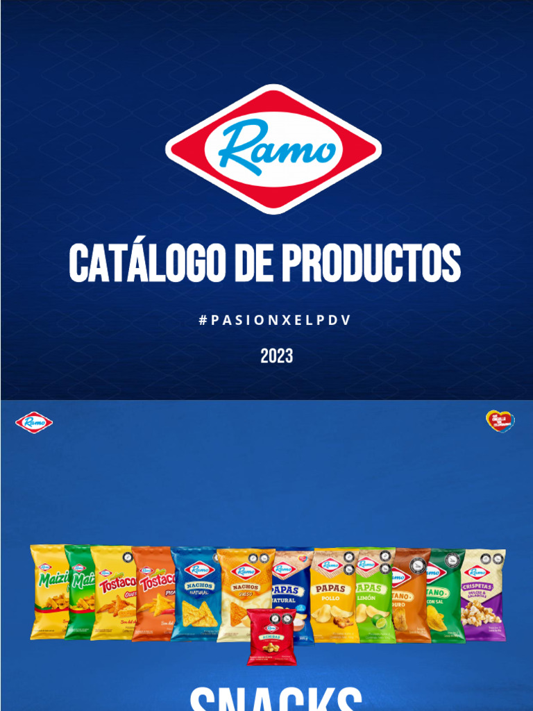 Ramo Ponques Snacks Catalogo | PDF | Plátano | Maíz