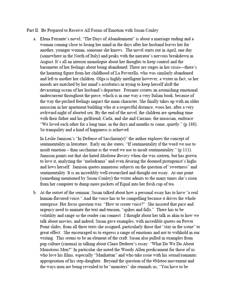 Be Prepared To Receive All Forms of Emotion | PDF