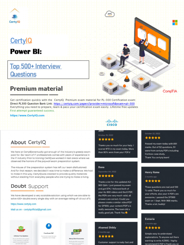 Power BI 500+ Interveiw Question (Basic To Advance Level) - CertyIQ | PDF | Databases | Business ...