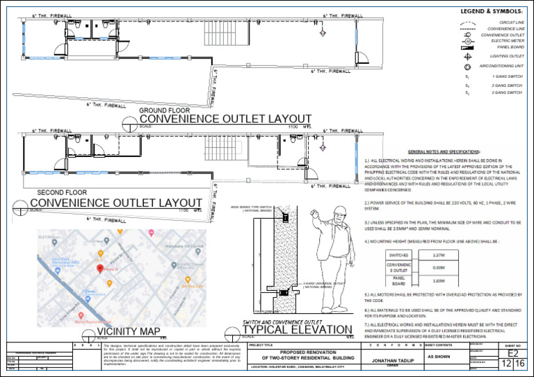Convenience Outlet Layout: Vicinity Map | PDF | Design