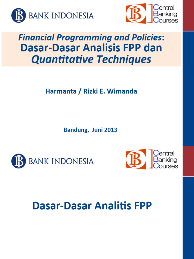 FPP Sesi 2 - Quantitative Techniques Dan Dasar Analitis | PDF