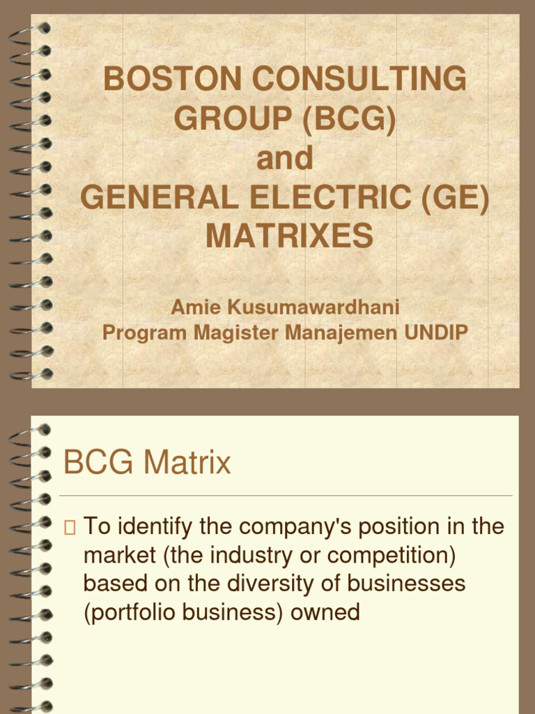 BCG _ GE MATRIX-English | PDF | Investing | Economies