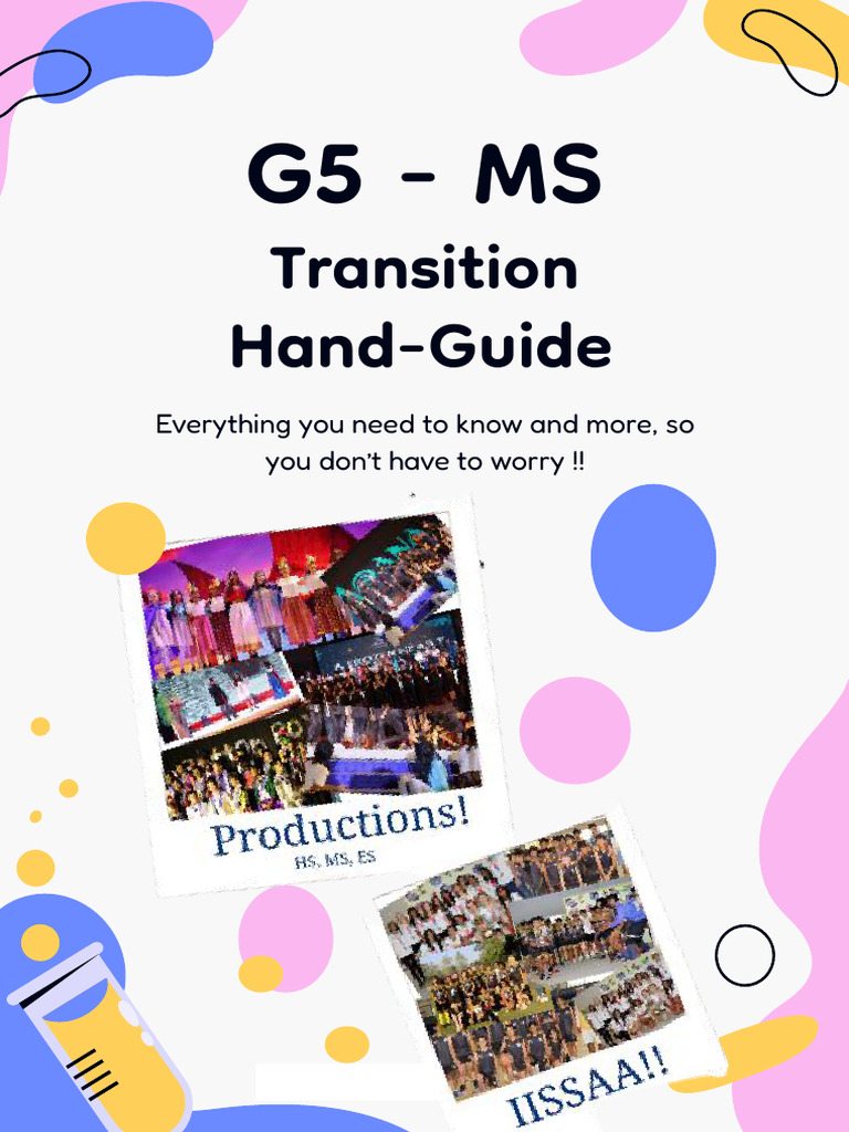 G5 - MS Transition Booklet | PDF | Middle Schools