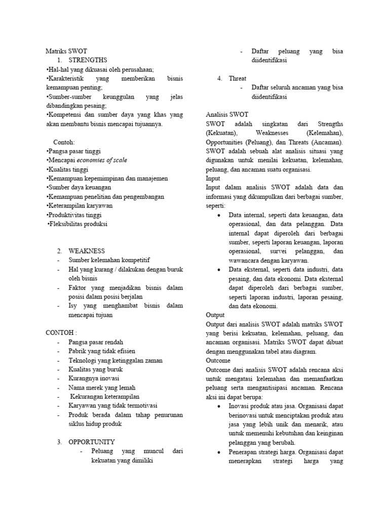 Rangkuman Manjik UTS | PDF | Bisnis