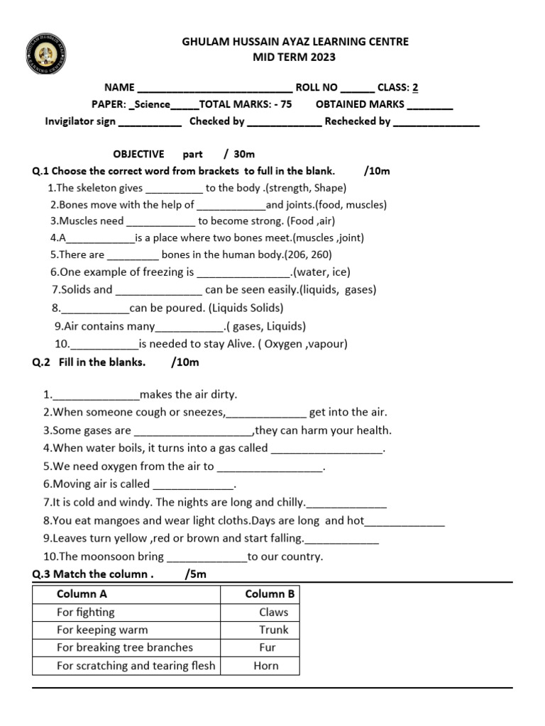STD 2 Science | PDF | Astronomy | Nature