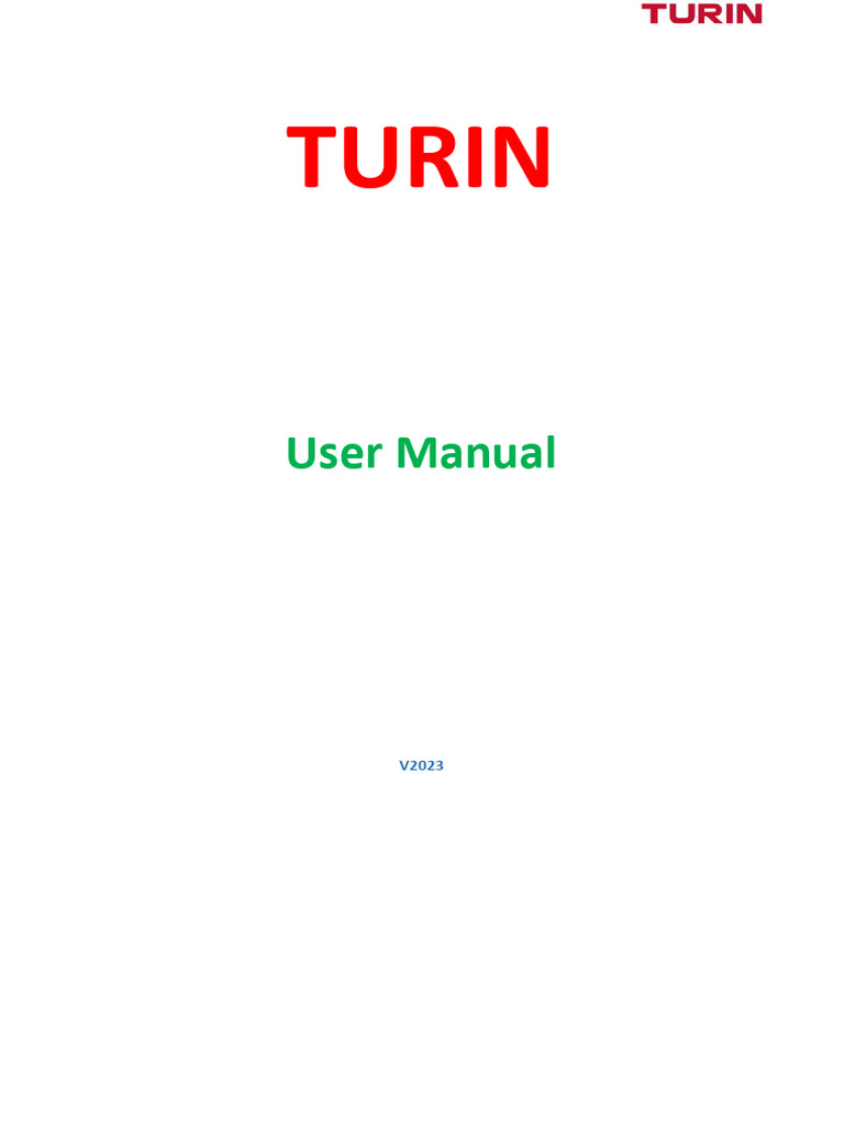 Turin Robot User Manual | PDF | Electrostatic Discharge | Computer Science