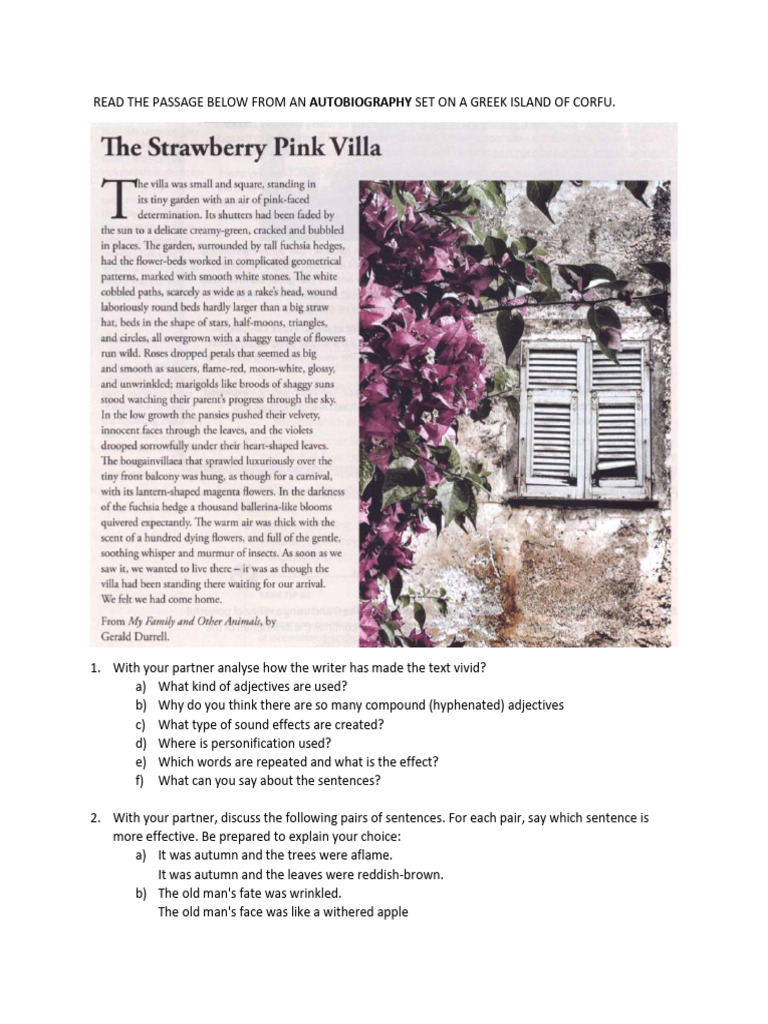 Day 4 Passage Analysis | PDF
