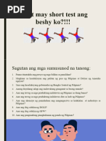 Test I. Multiple Choice Panuto: Basahing Mabuti Ang Bawat Aytem at ...