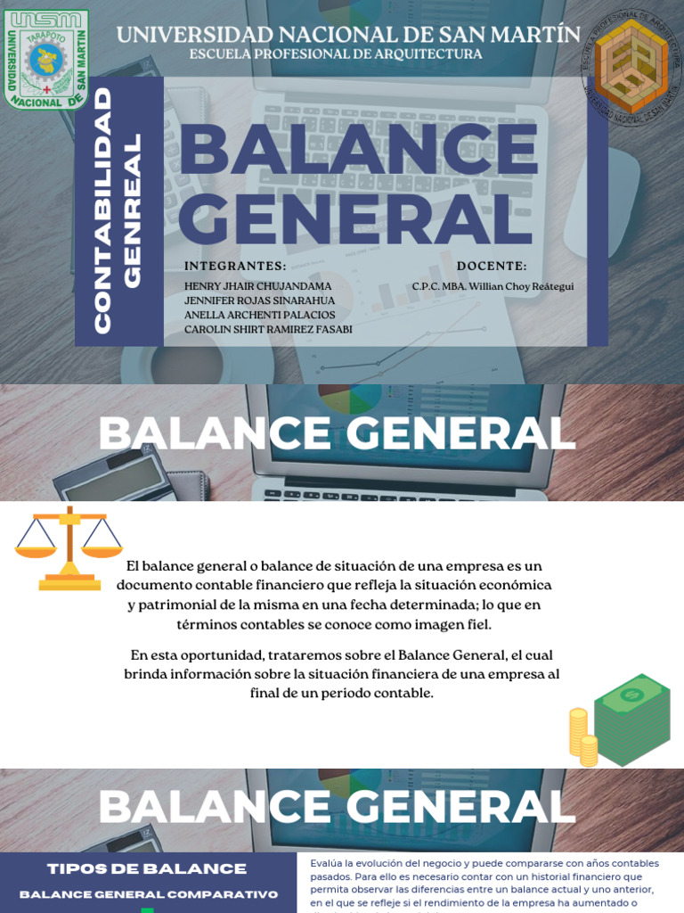Balance General | Descargar gratis PDF | Hoja de balance | Contabilidad