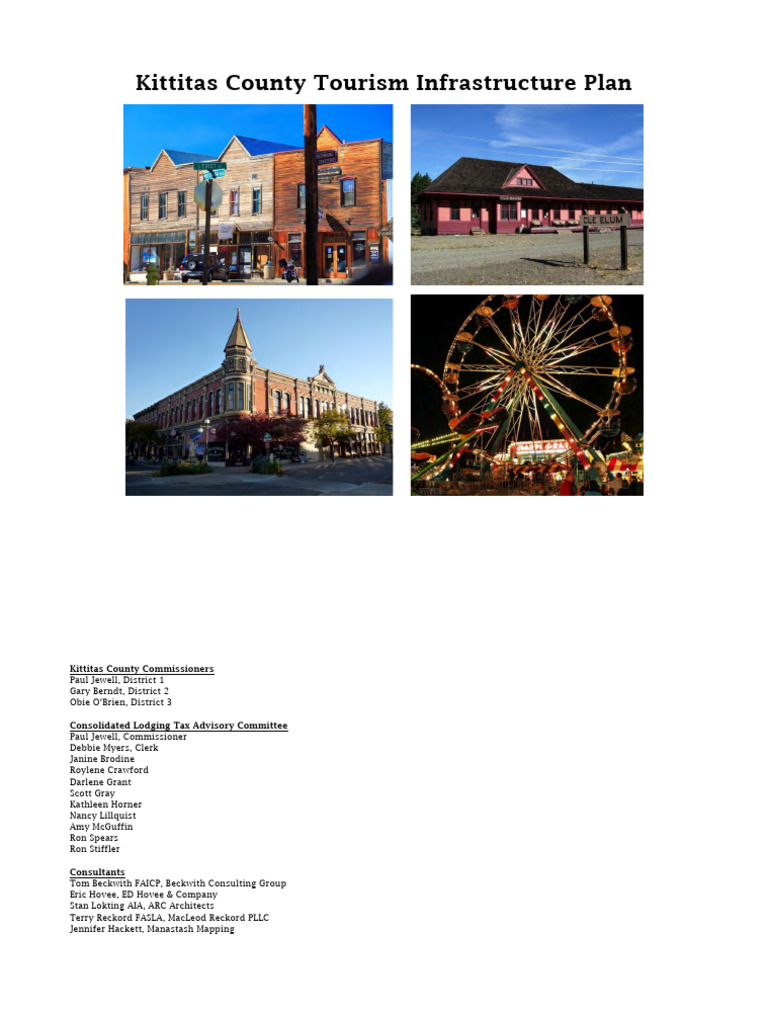 Kittitas County Geotourism Plan | PDF | Tourism | Economies