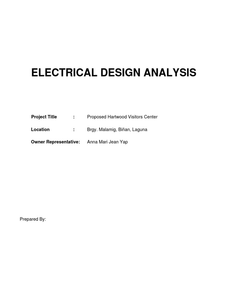 Electrical Analysis | Download Free PDF | Manufactured Goods ...