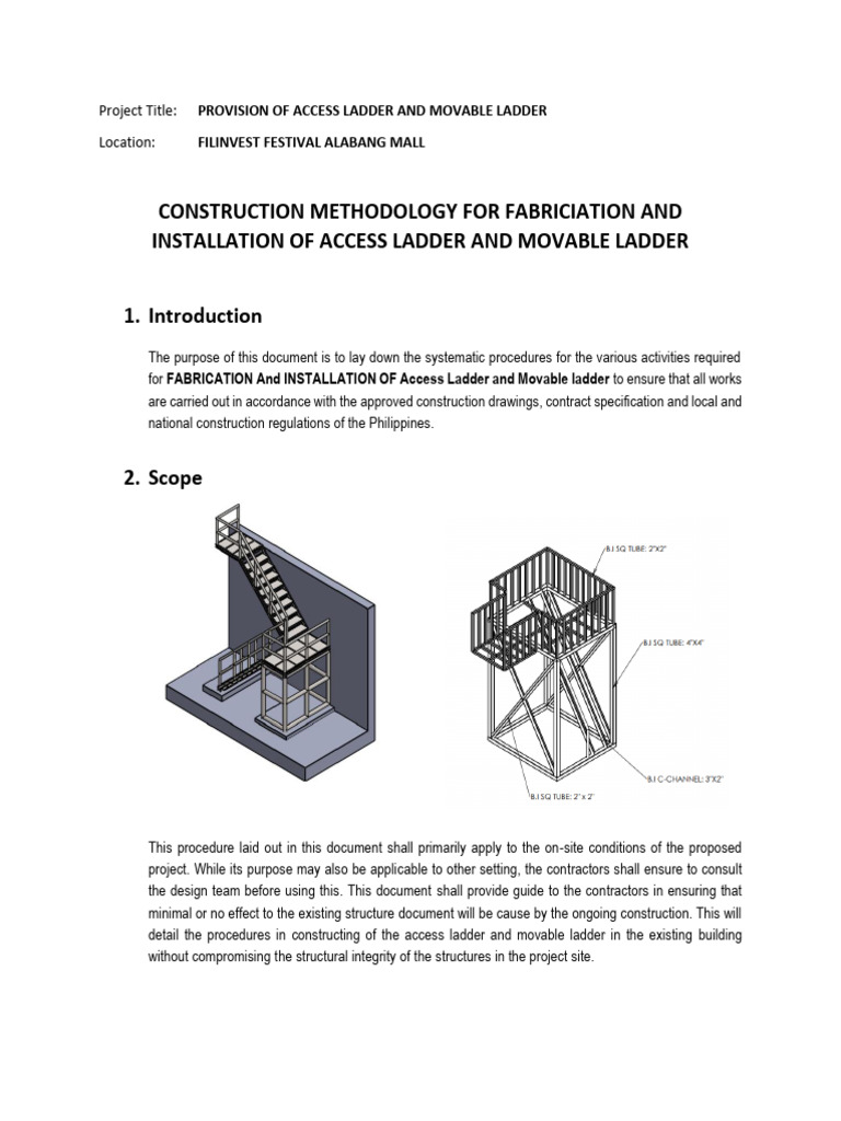 Construction Methodology | PDF | Screw | Building Engineering