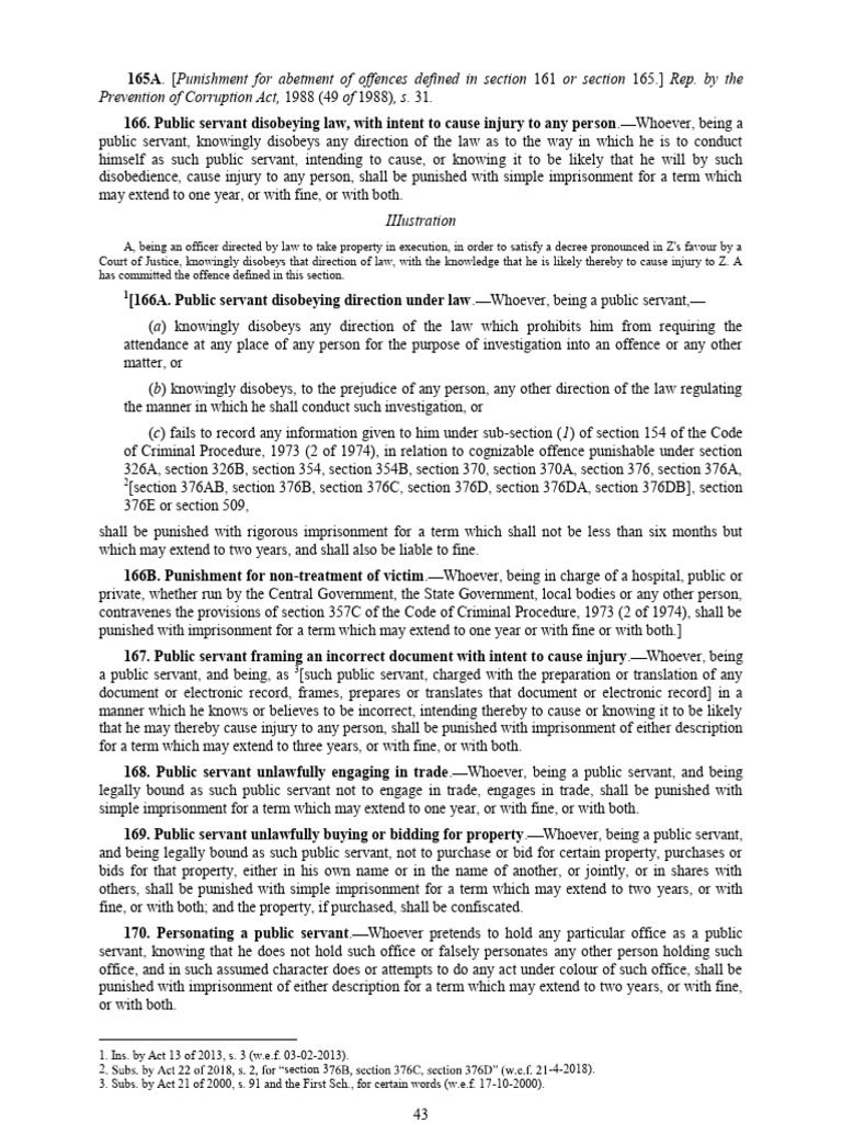 IPC Sections Relevant | PDF | Justice | Crime & Violence