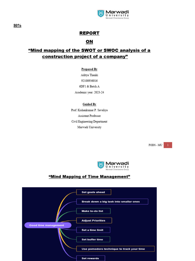 CPM Report Mind Mapping | PDF