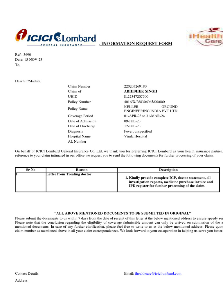 Claim Fast Track-1 | PDF | Insurance | Service Industries