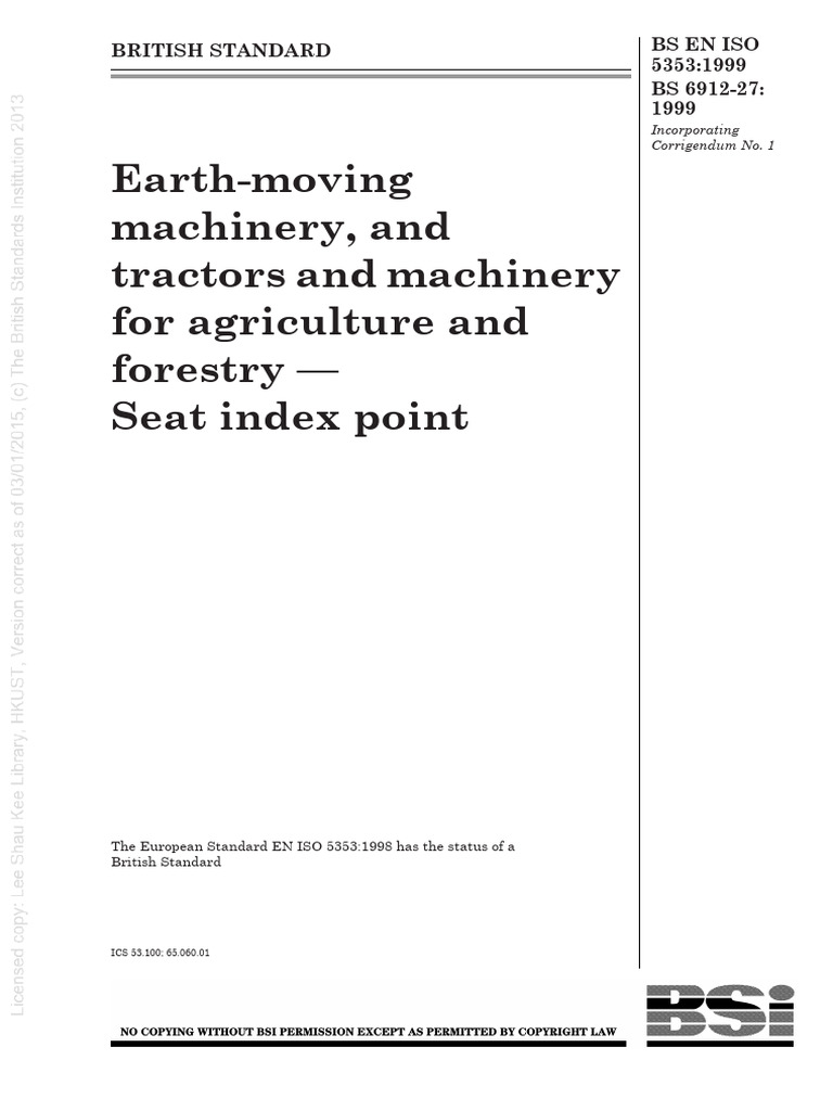 BS en Iso 5353-1999 | PDF | International Organization For ... BS en Iso 5353-1999 | PDF | International Organization For ...