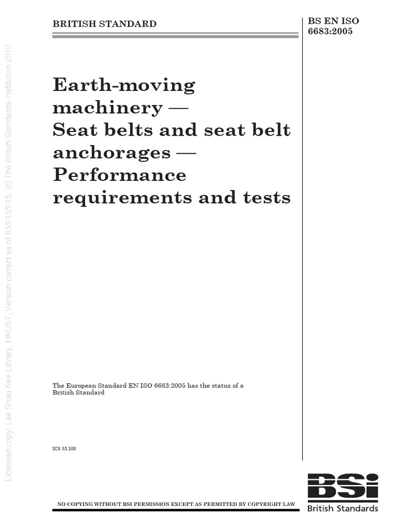 BS en Iso 6683-2005 | PDF | Regulation