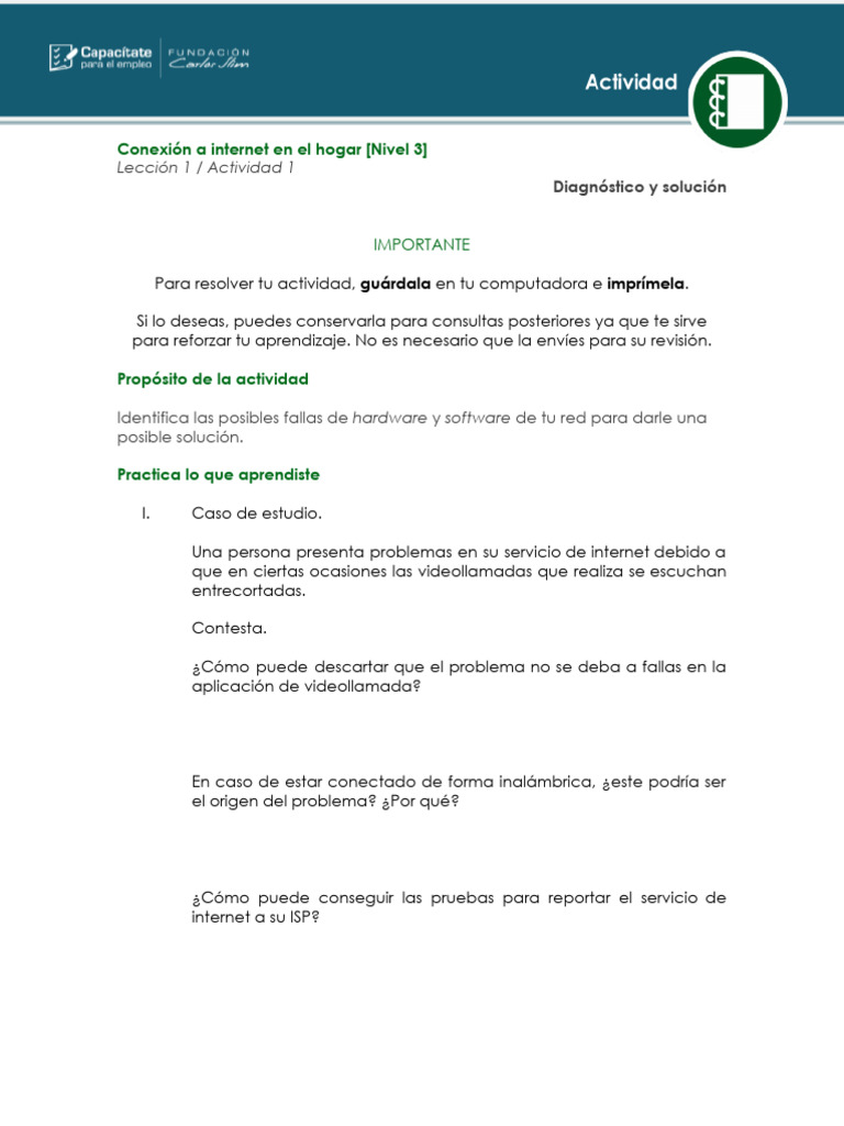 Diagnóstico de Problemas de Red | PDF | Informática | Tecnología