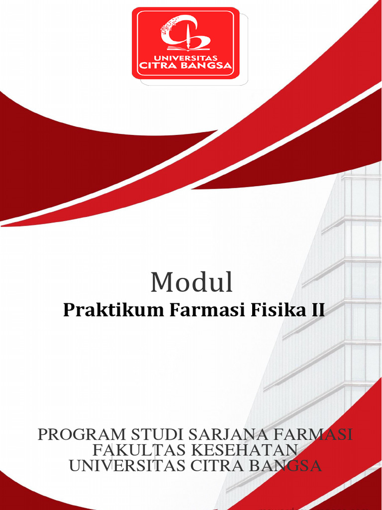 Panduan Praktikum Farmasi | PDF