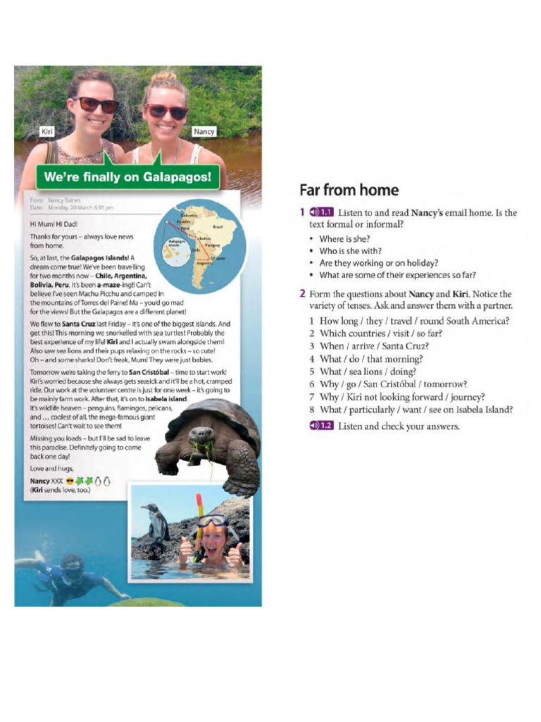 Headway Unit 1 Upper | PDF