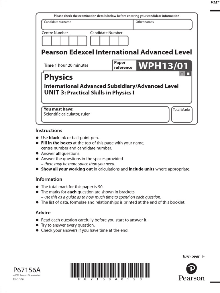 October 2021 (IAL) QP | PDF | Physical Sciences | Electrical Engineering