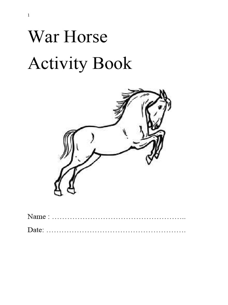 War Horse work book | PDF | Trench Warfare | Warfare