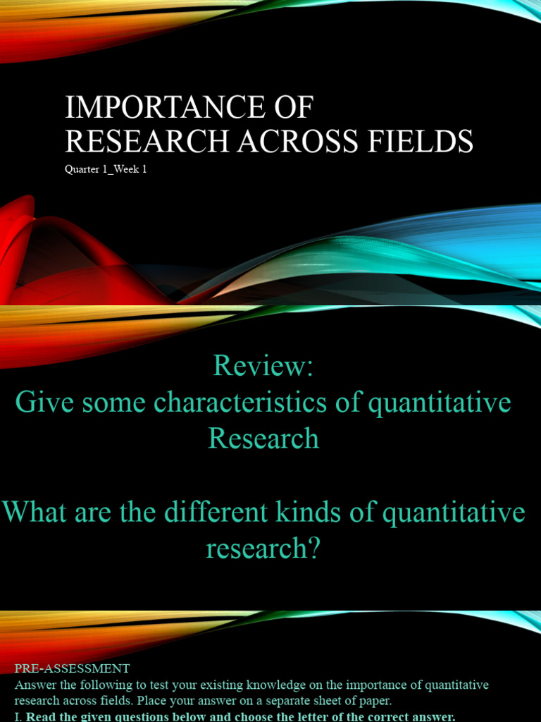 Importance of Quantitative Research | PDF | Quantitative Research | Society