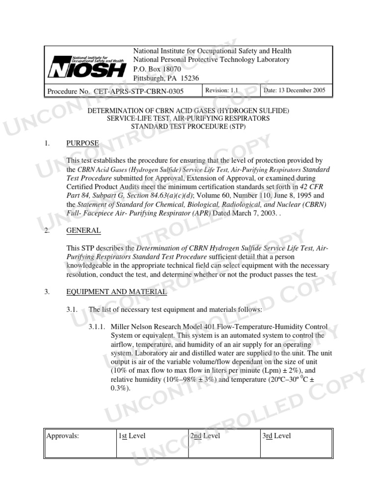 Cet Aprs STP CBRN 0305 508 | PDF | Calibration | Cbrn Defense