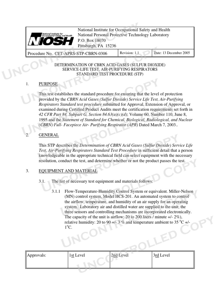 Cet Aprs STP CBRN 0306 508 | PDF | Calibration | Cbrn Defense