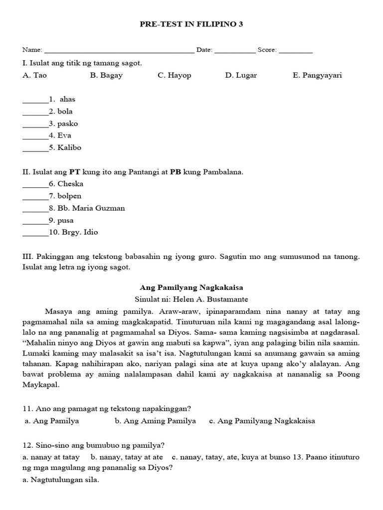 Filipino | PDF