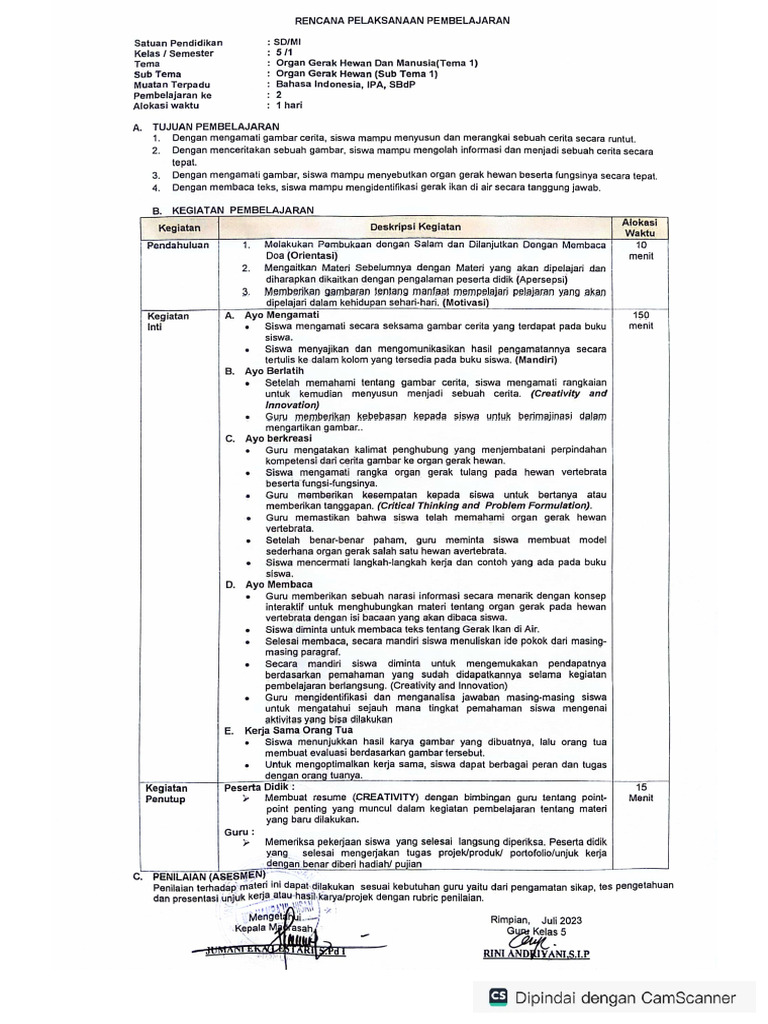 C.1 Daftar Guru Penyusun RPP Upload | PDF