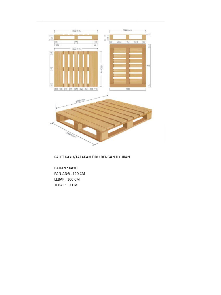 Spesifikasi Palet Kayu | PDF
