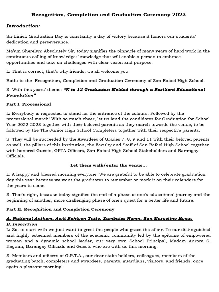 Recognition-2023 | PDF