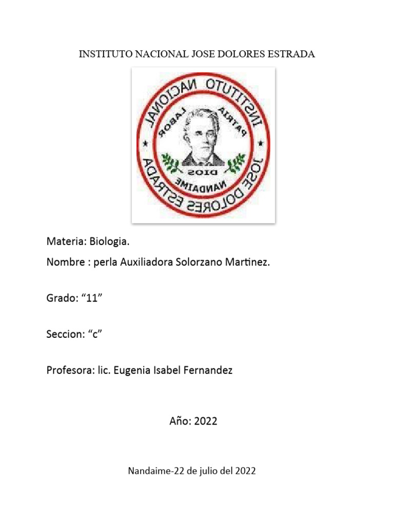Perla-Biologia (Autoguardado) | PDF