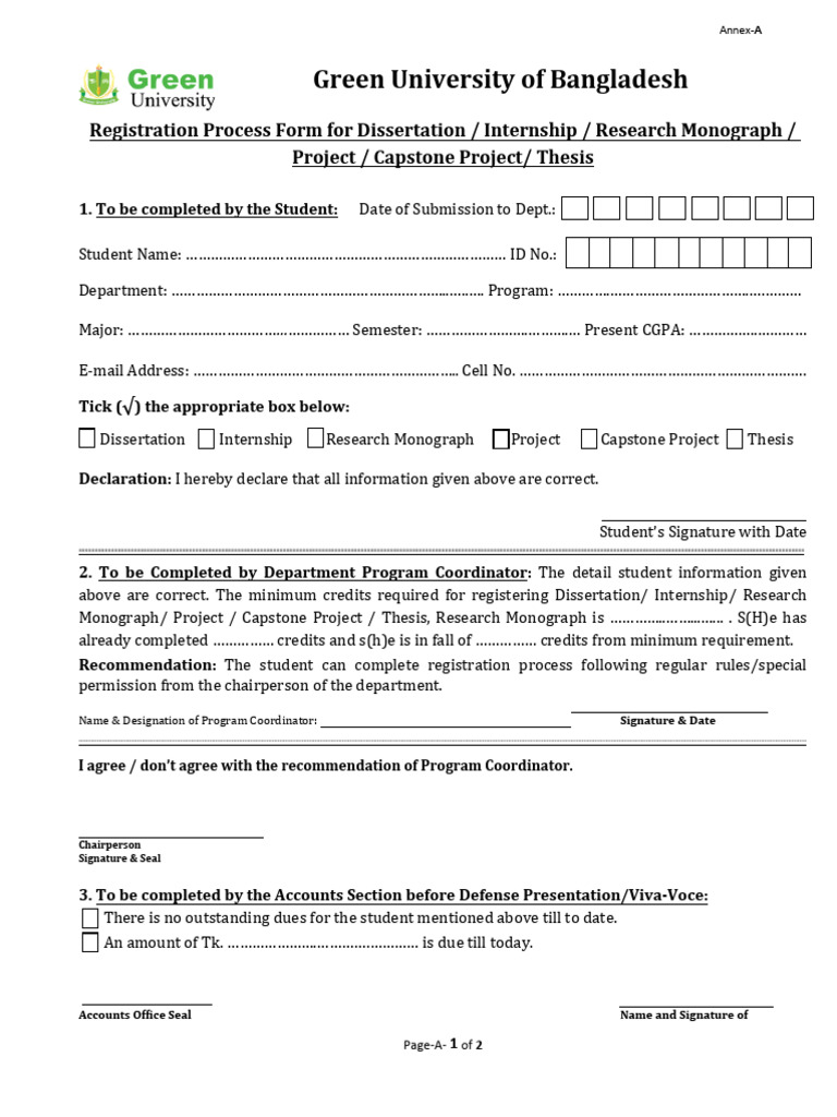 Annex A | PDF | Thesis | Academia