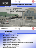 RTR (Reinforced Thermosetting Resin Pipe) Work Presentation | PDF ...