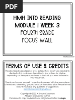4th HMH Into Reading M1 Lessons 1-5 | PDF