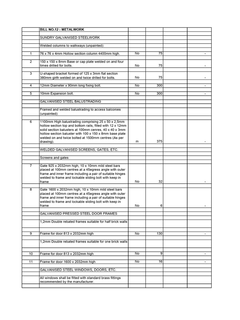 Metalwork | PDF | Door | Architectural Design