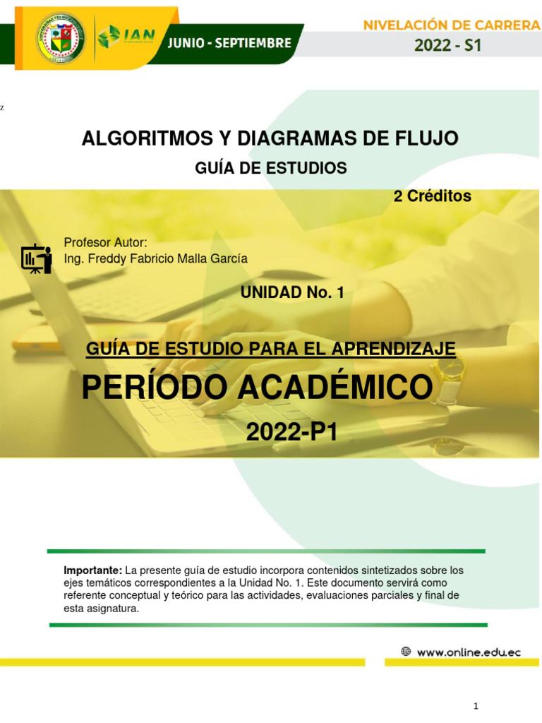 Guía de Estudio - Algoritmos | PDF | Hardware de la computadora | Almacenamiento de datos de la ...