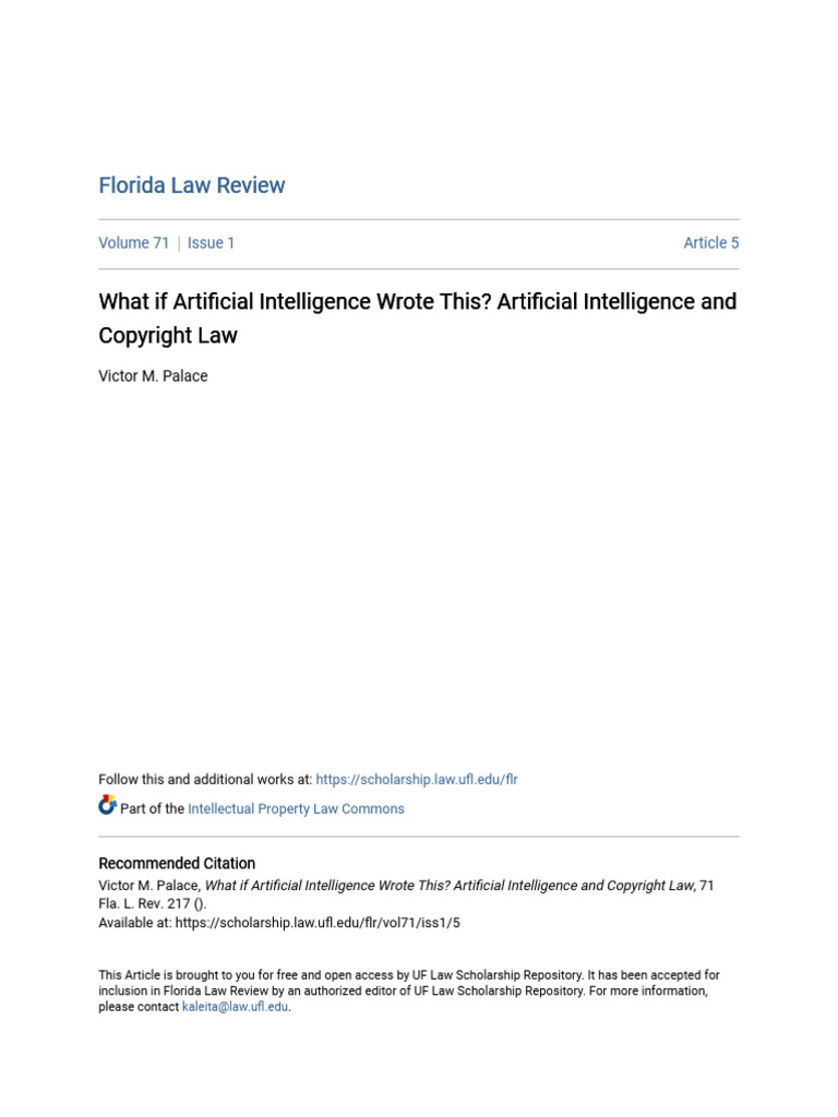 What If Artificial Intelligence Wrote This - Artificial Intelligen | PDF | Artificial ...