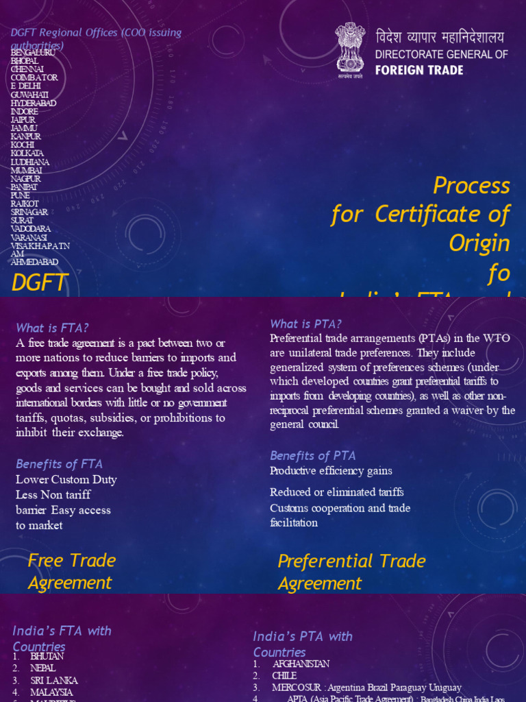 Fta & Pta (15147) | PDF | Economies | Commercial Policy